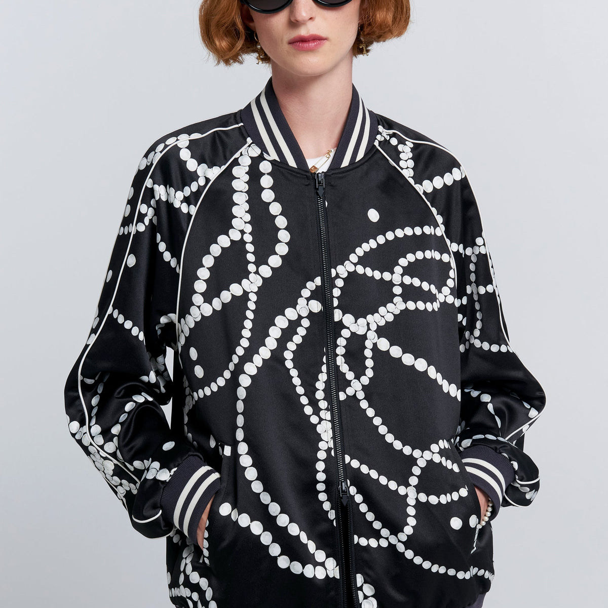 Runaway Pearls Bomber Jacket - Black – Guize Mens + Womens Clothing